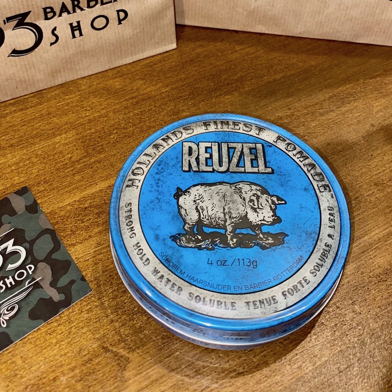 Reuzel Blue strong hold water soluble pomade 113g - 1903 BarberShop